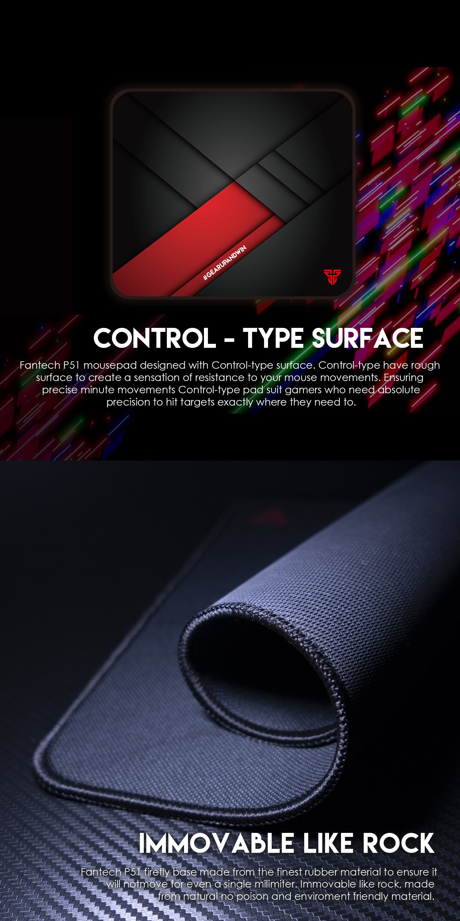 Fantech 5-in-1 Gaming Keyboard Combo: Keyboard, Mouse, Mousepad ...