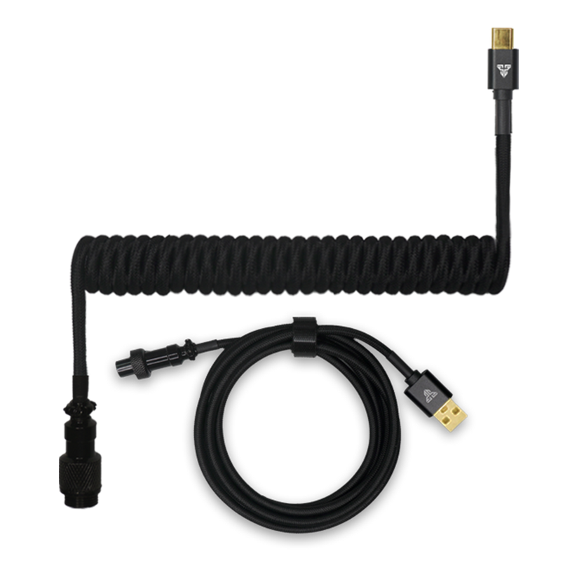 Fantech Custom Coiled Aviator USB-C to USB-A Cable – Fantech Australia